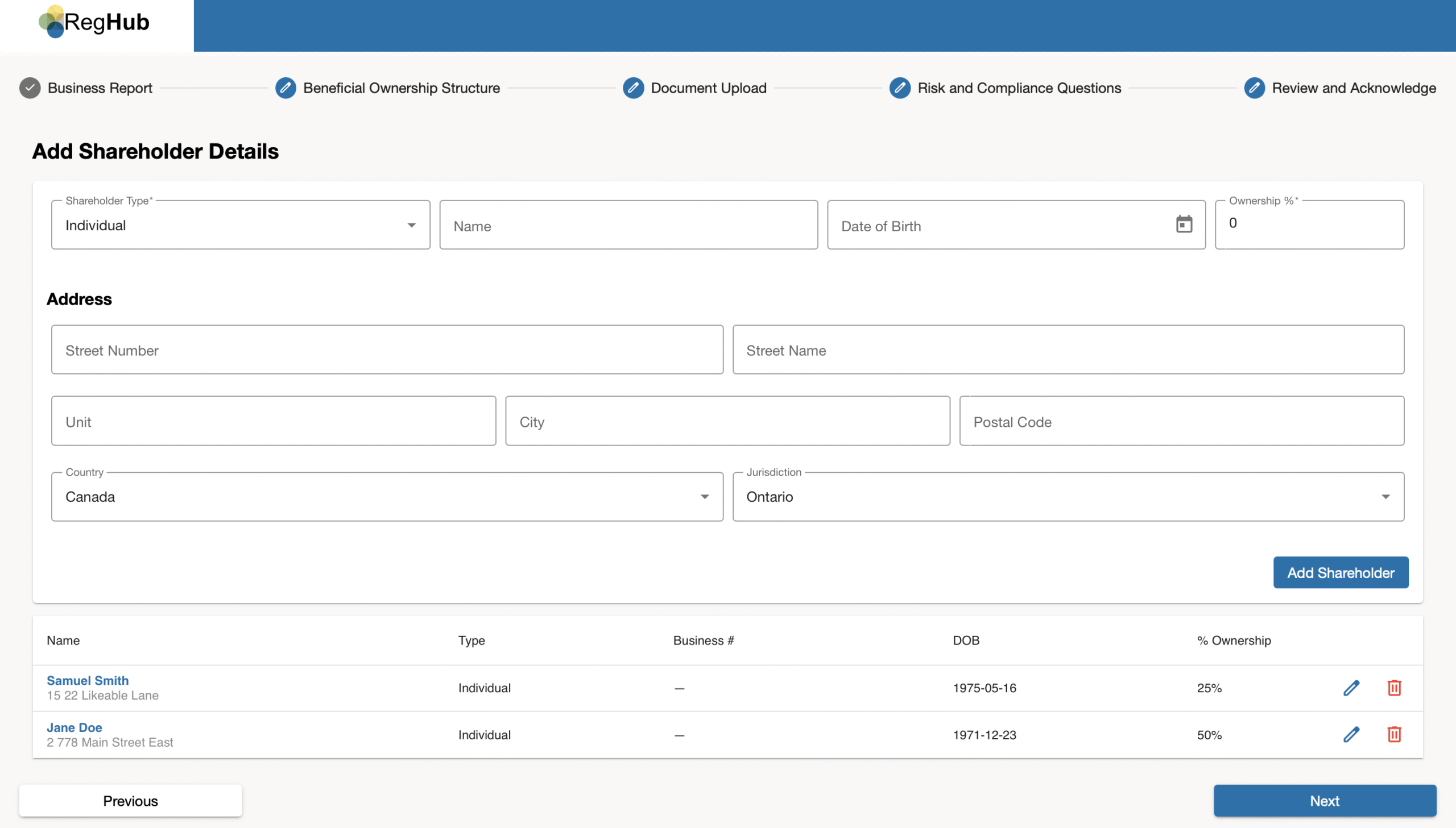 Solution - RegHub Systems Inc.